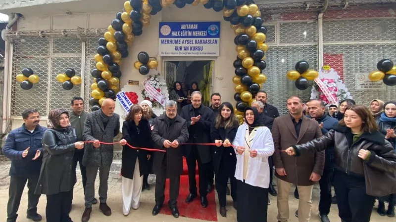 Merhum Aysel Karaaslan Hayrına Açılan Kur’an Kursu Dualarla Hizmete ...